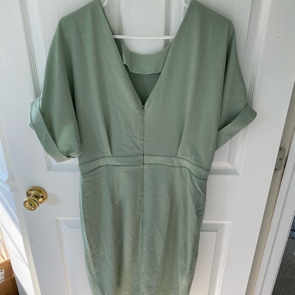 ASOS | Dresses | Nwt Asos Wiggle Midi Dress In Sage Green | Poshmark